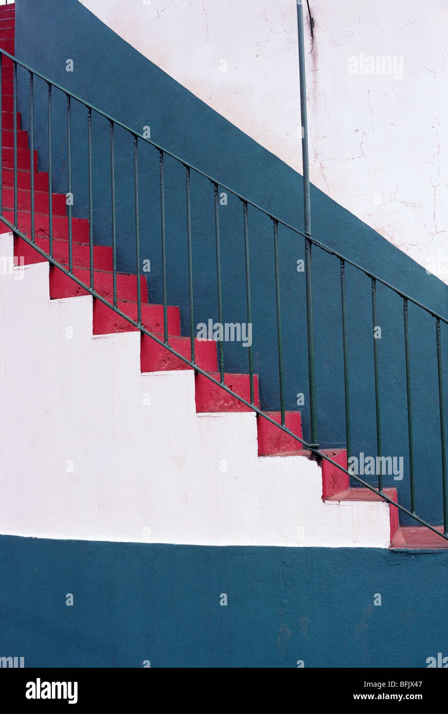 Stairs on a building Stock Photo - Alamy