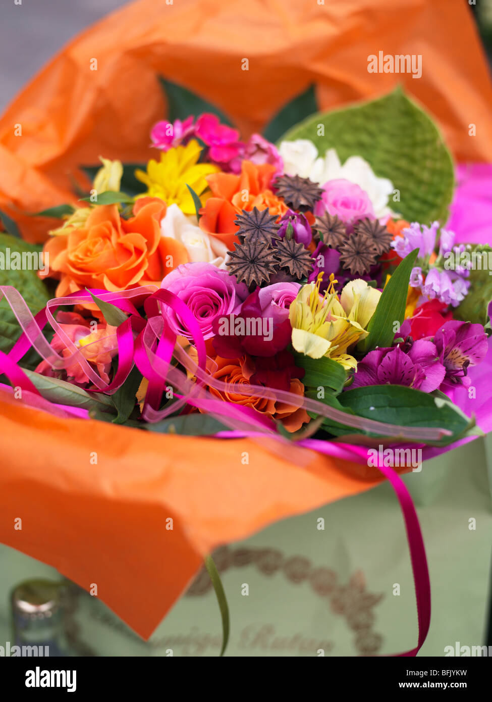 A grand bouquet, close-up, Sweden Stock Photo - Alamy