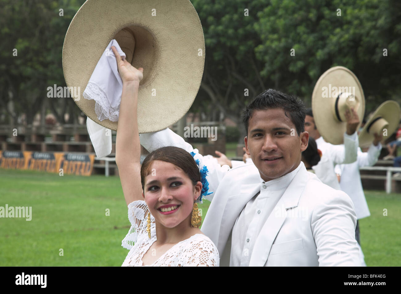Traditional Peruvian dancers Stock Photo - Alamy