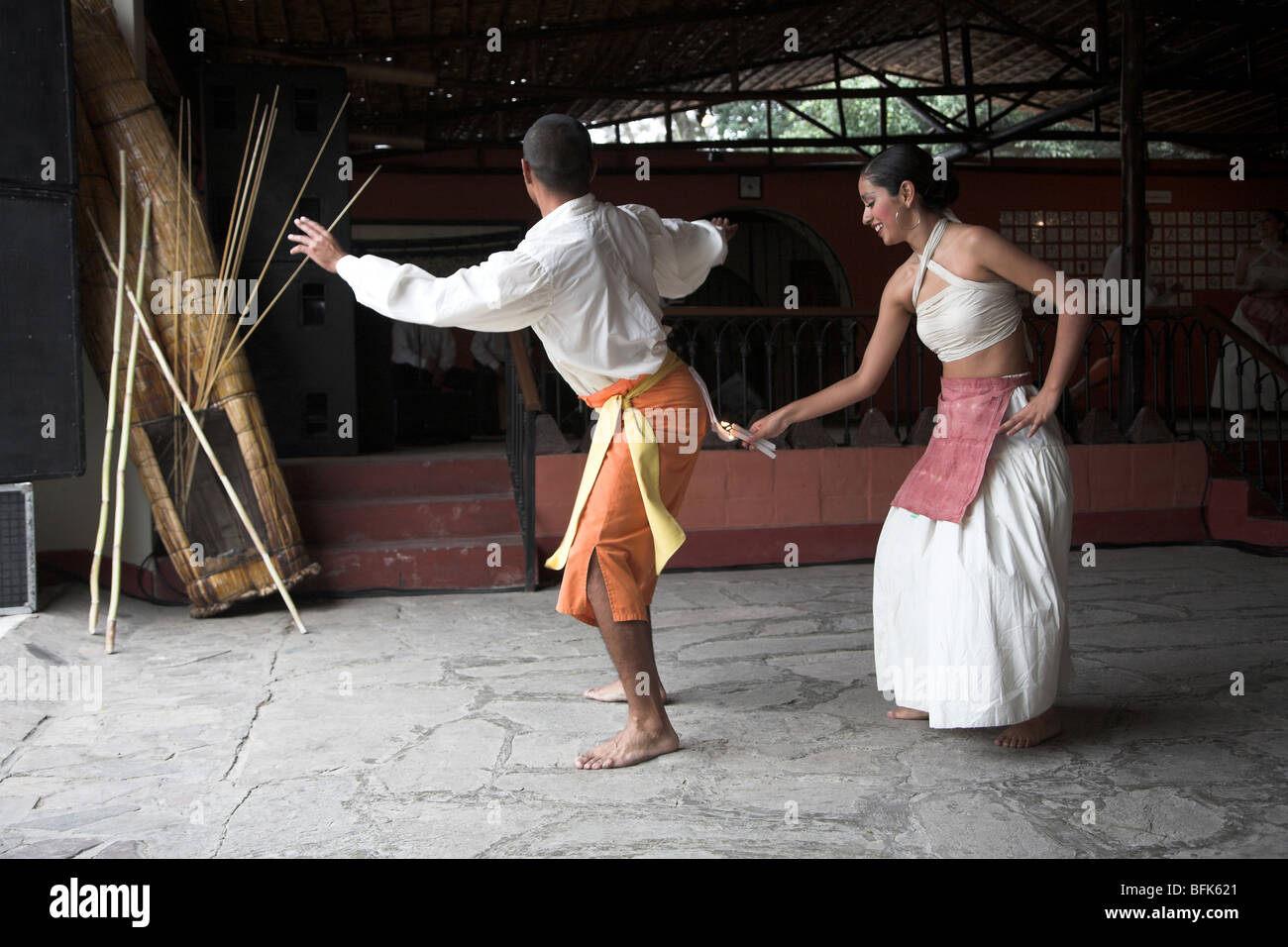 Traditional Peruvian dancers Stock Photo - Alamy