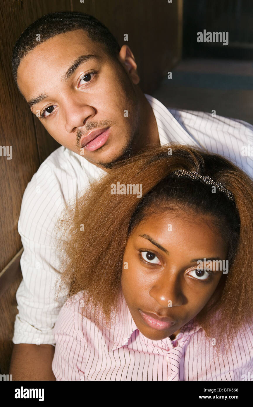 Portrait of African couple Stock Photo - Alamy