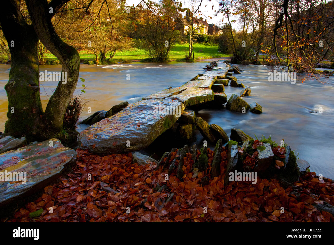 Tarr steps prehistoric clapper bridge hi-res stock photography and ...