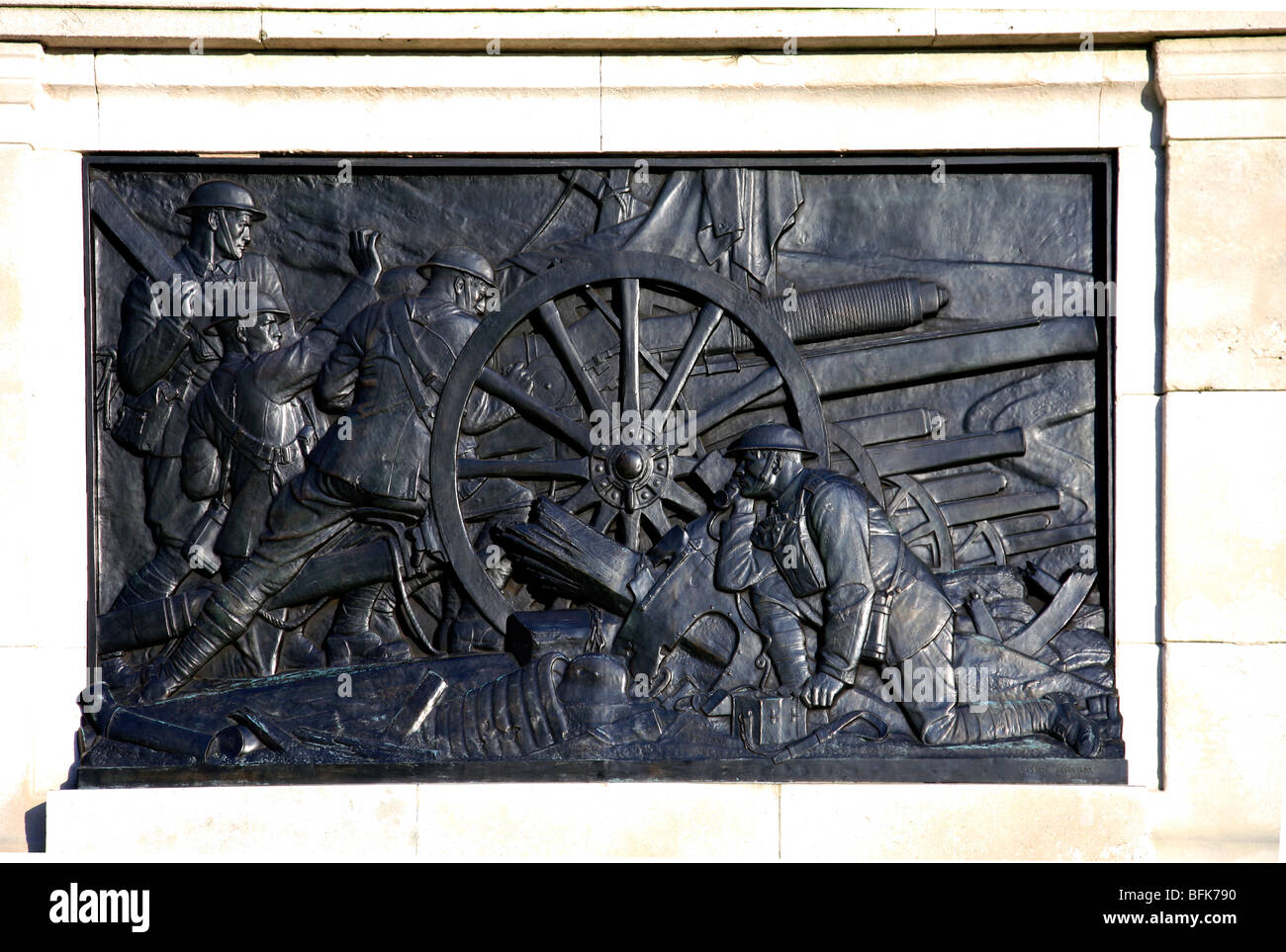 Guards Memorial Stone in St James Park Westminster London Capital City ...