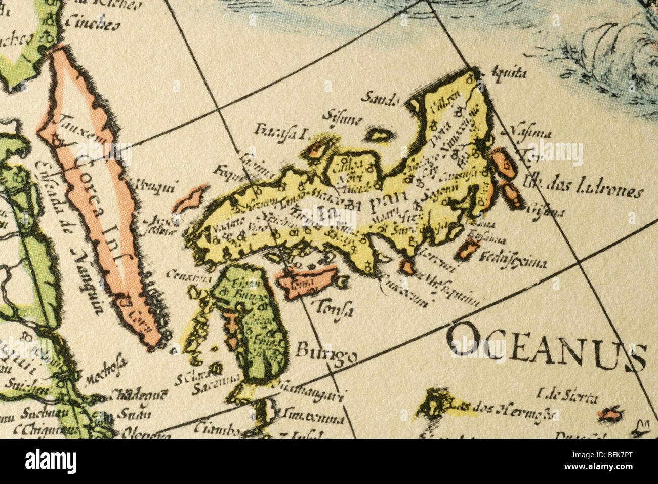 Old map of japan hi-res stock photography and images - Alamy