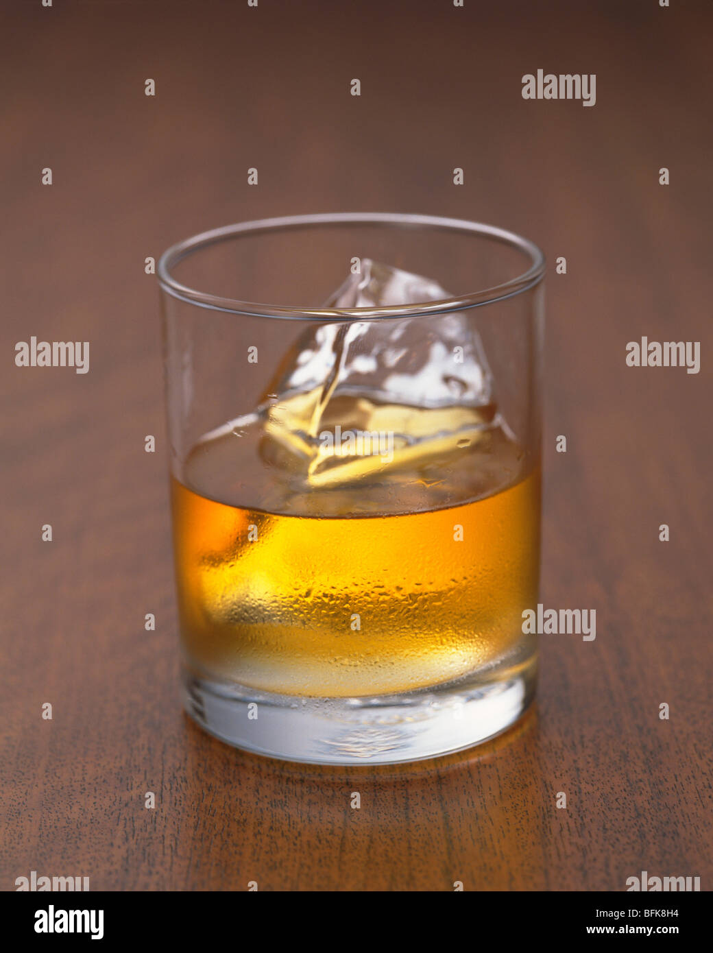 Bourbon on the Rocks Stock Photo - Alamy