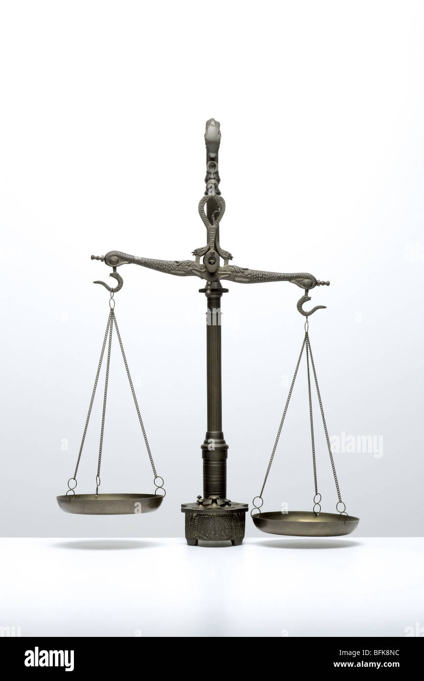 Weight scales white background Stock Photo - Alamy