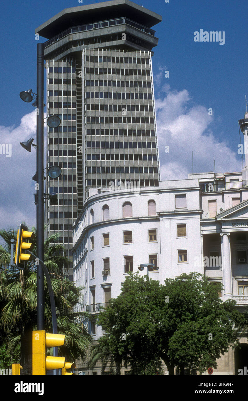 High rise building in Barcelona Stock Photo - Alamy