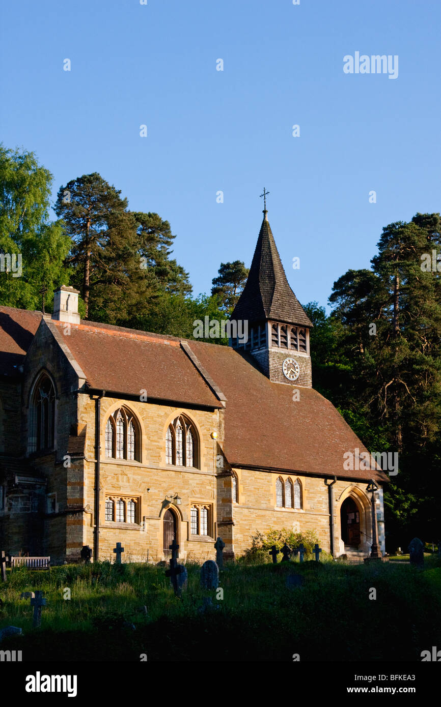 Holmbury St Mary church in early summer 2009 Stock Photo - Alamy
