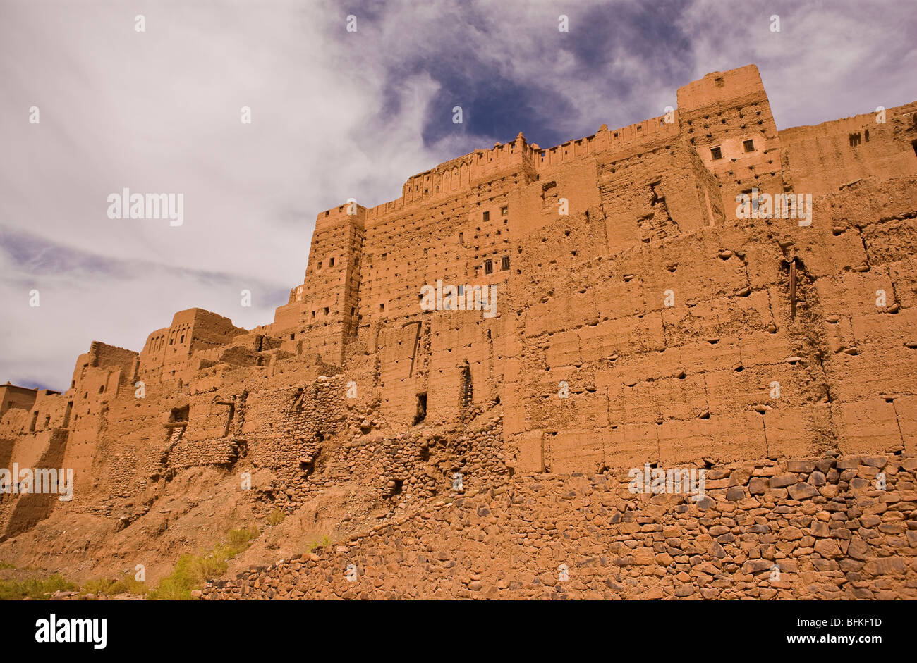 AGDZ, MOROCCO - Tamnougalt kasbah, in the Atlas Mountains Stock Photo ...