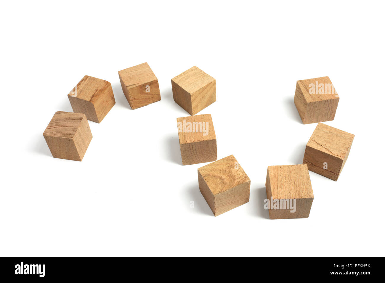 Blank wooden blocks Cut Out Stock Images & Pictures - Alamy