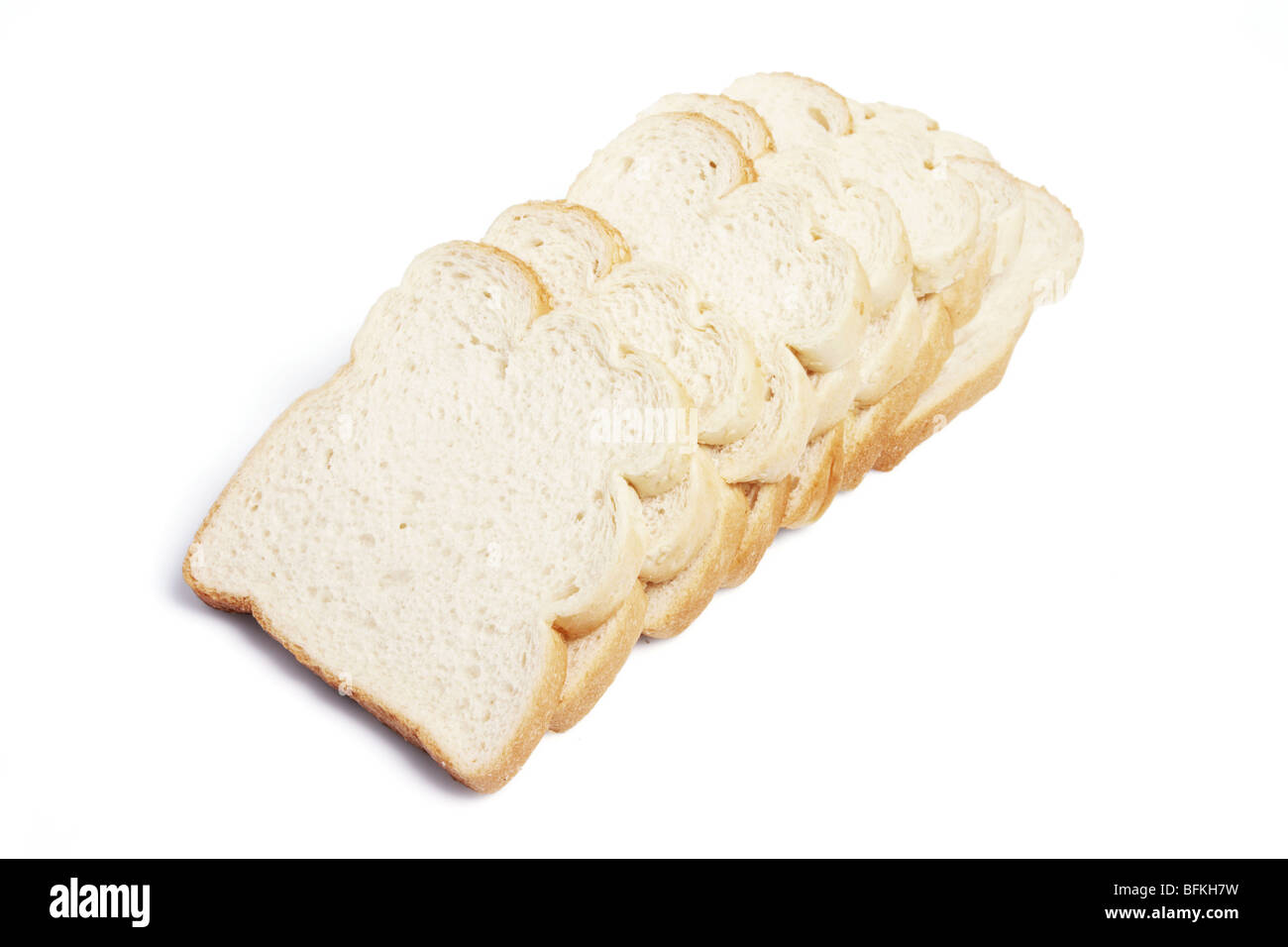 Pieces of Sliced Bread Stock Photo - Alamy