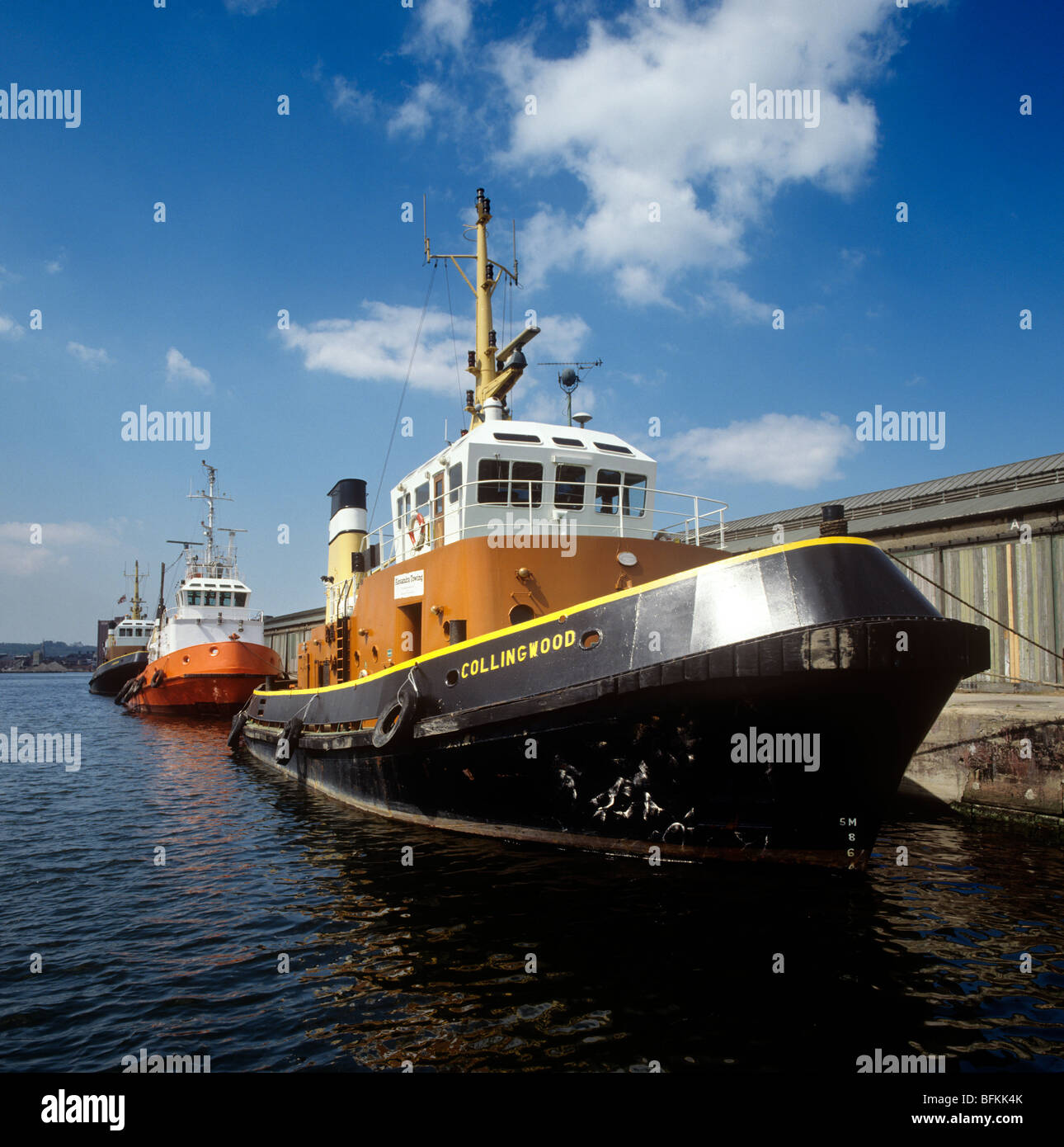 UK, England, Transport Birkenhead docks Alexandra Towing tug ...