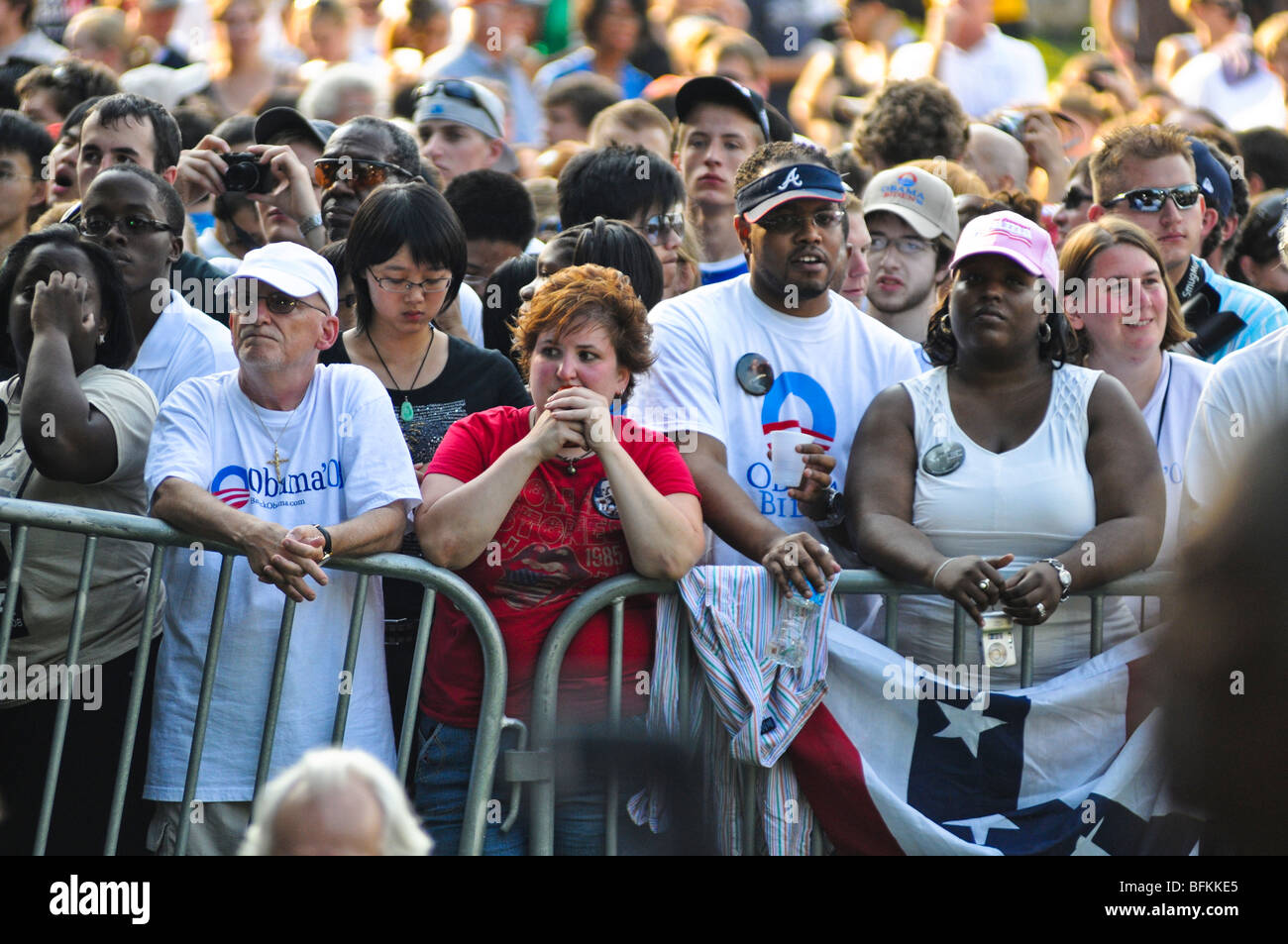 2008 african american supporter hi-res stock photography and images - Alamy