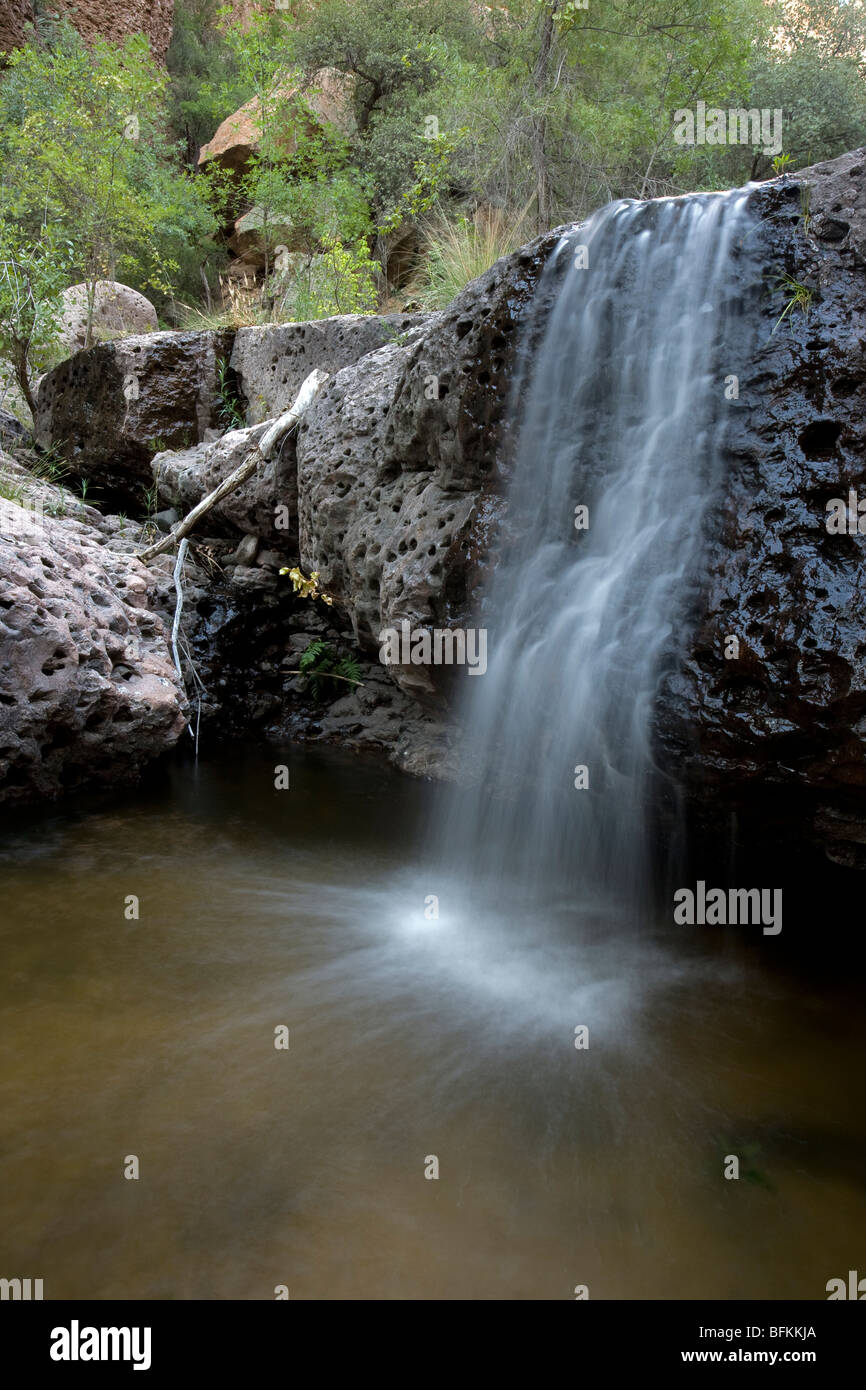 Aravaipa Canyon Wilderness - Waterfall and pool - Located about 50 ...