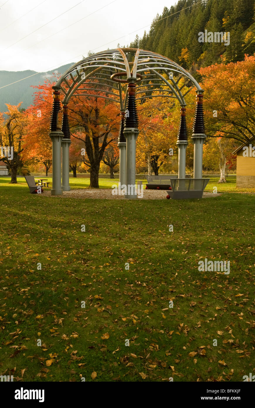 The park in Newhalem, Washington Stock Photo - Alamy
