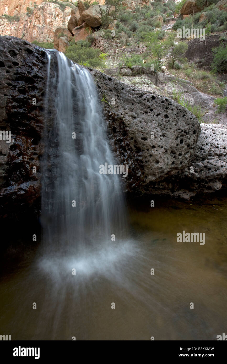 Aravaipa Canyon Wilderness - Waterfall and pool - Located about 50 ...