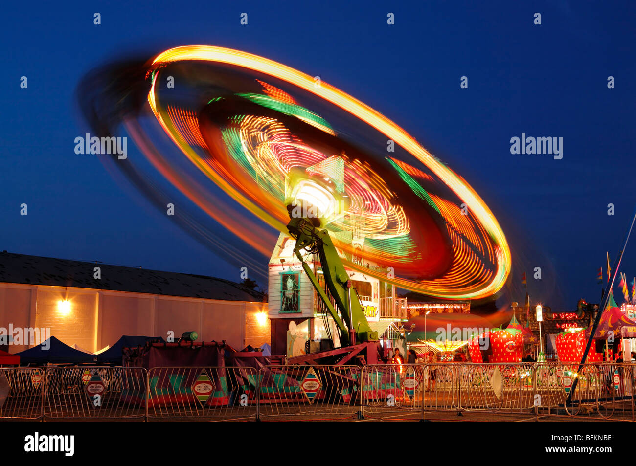 Carnival rides at 2009 Buccaneer Days-Esquimalt, British Columbia ...