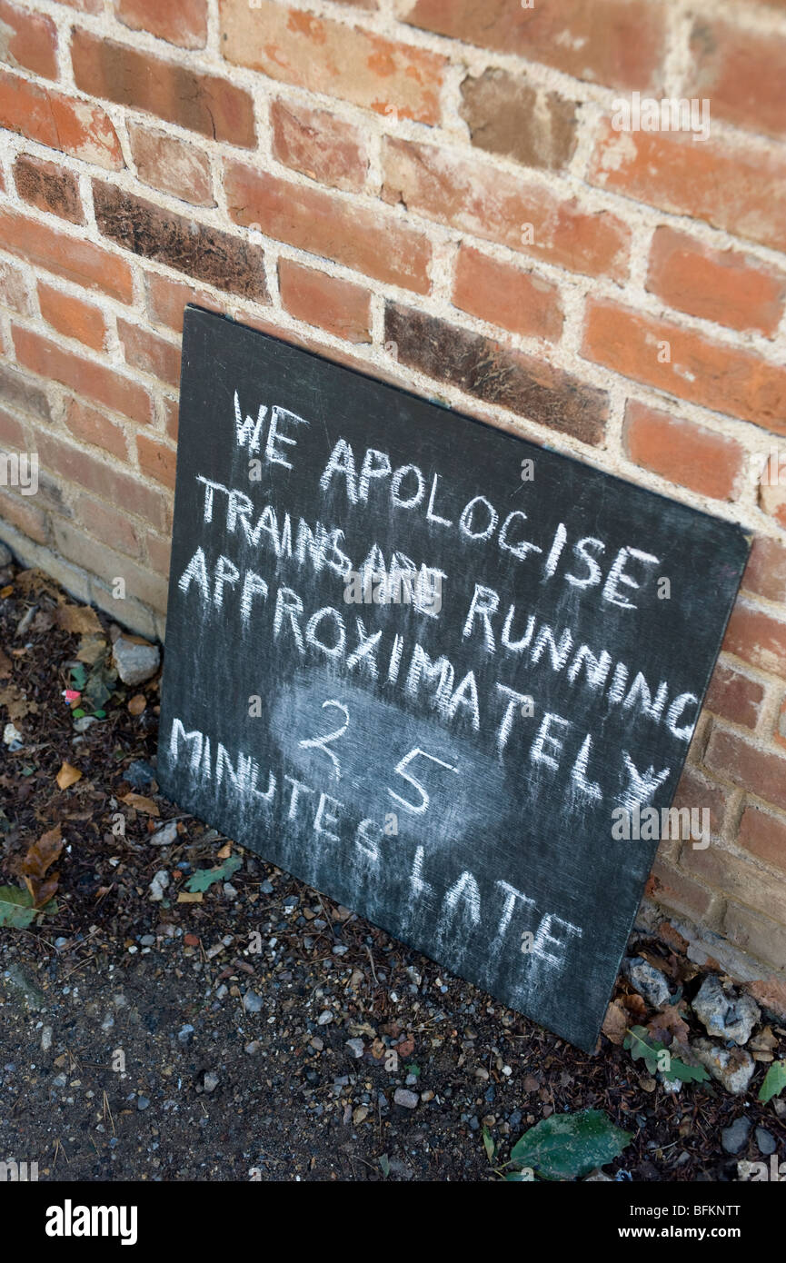 Late trains hi-res stock photography and images - Alamy