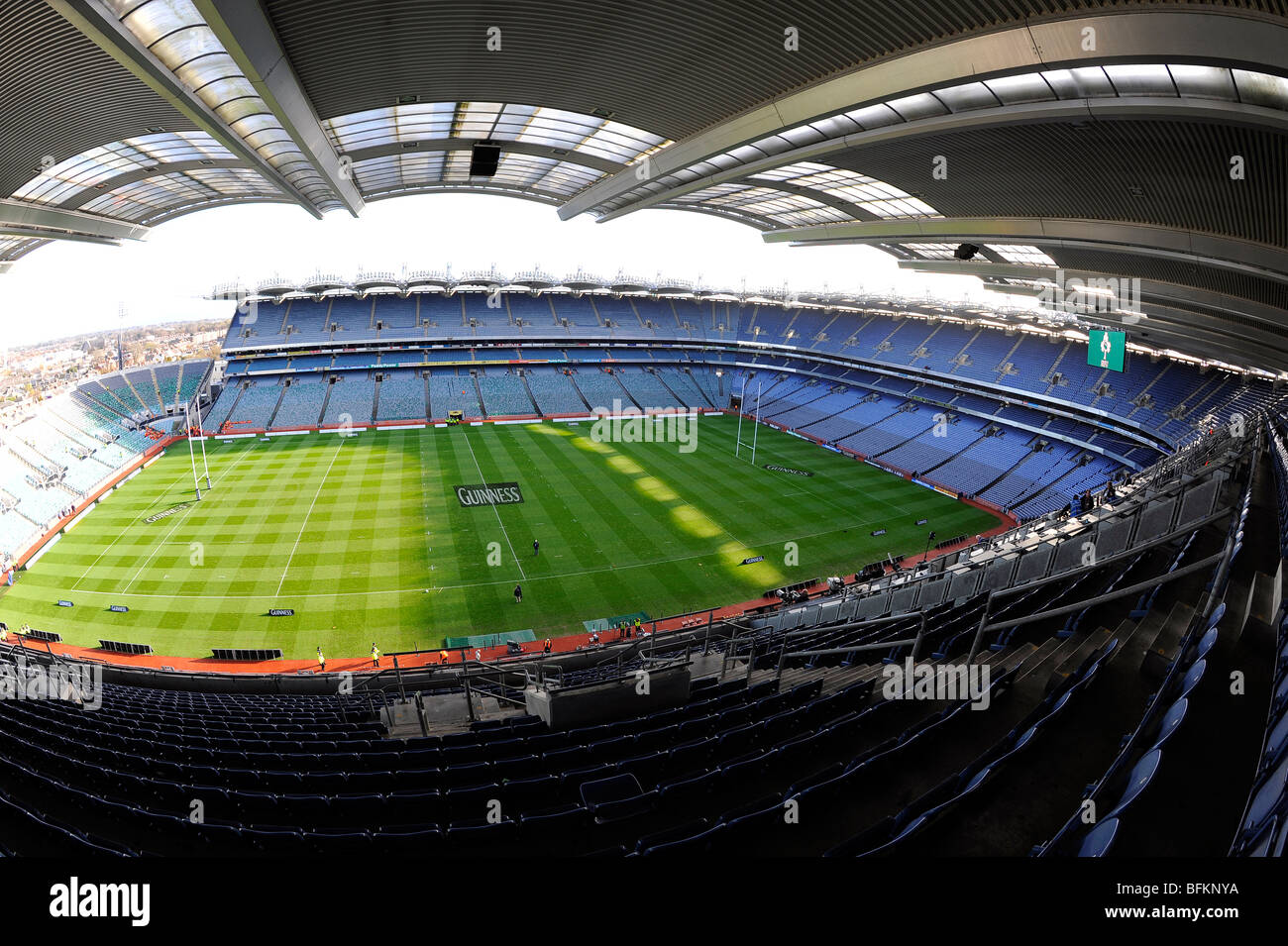 View inside Croke Park Stadium, Dublin. Home of the Gaelic Athletic ...