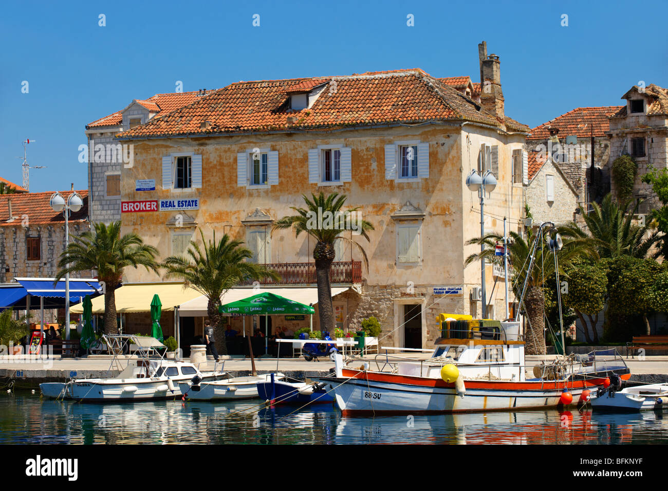 Supetar harbour, Brač island, Croatia Stock Photo - Alamy