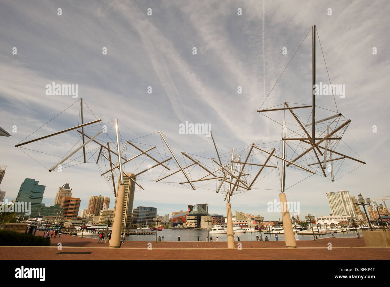 Sculpture in Baltimore Easy Landing by Kenneth Snelson –1978 – harbor ...