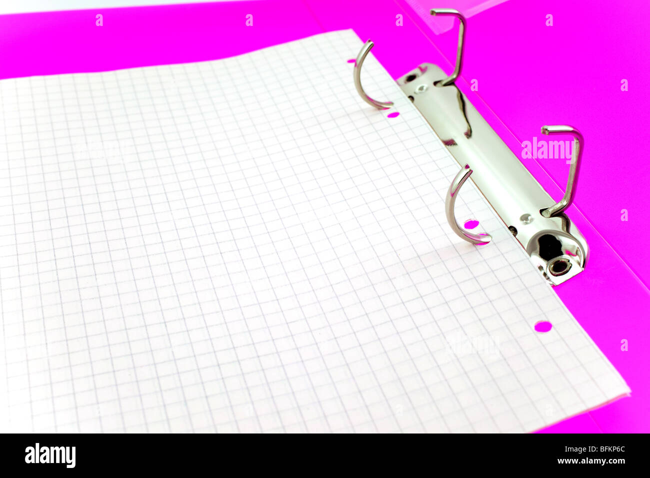 empty paper sheet in bright office folder. small GRIP Stock Photo - Alamy