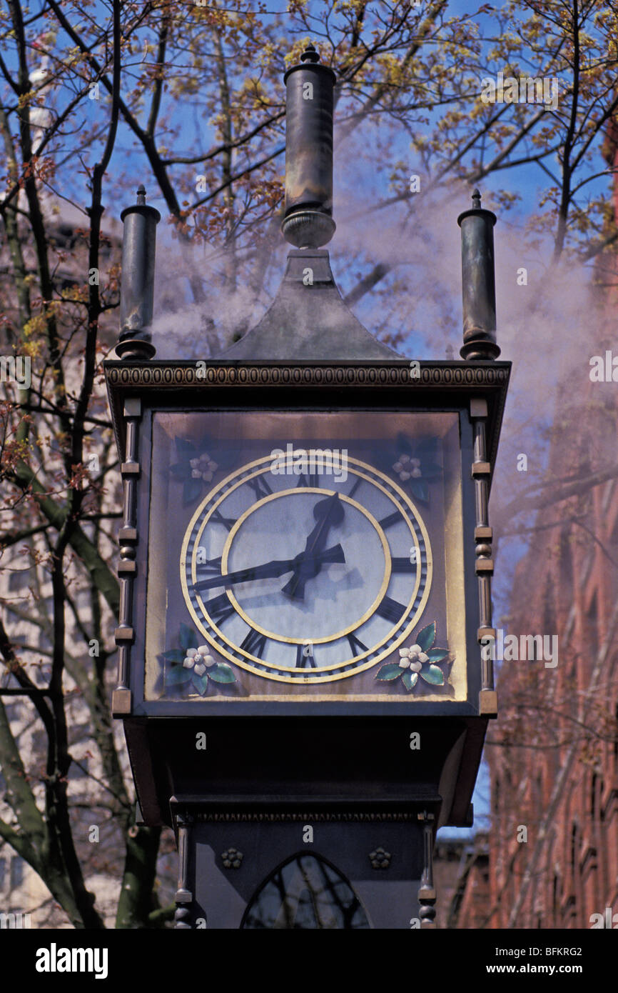 Steam Clock in Gastown District at Cambie and Water Streets, Vancouver ...