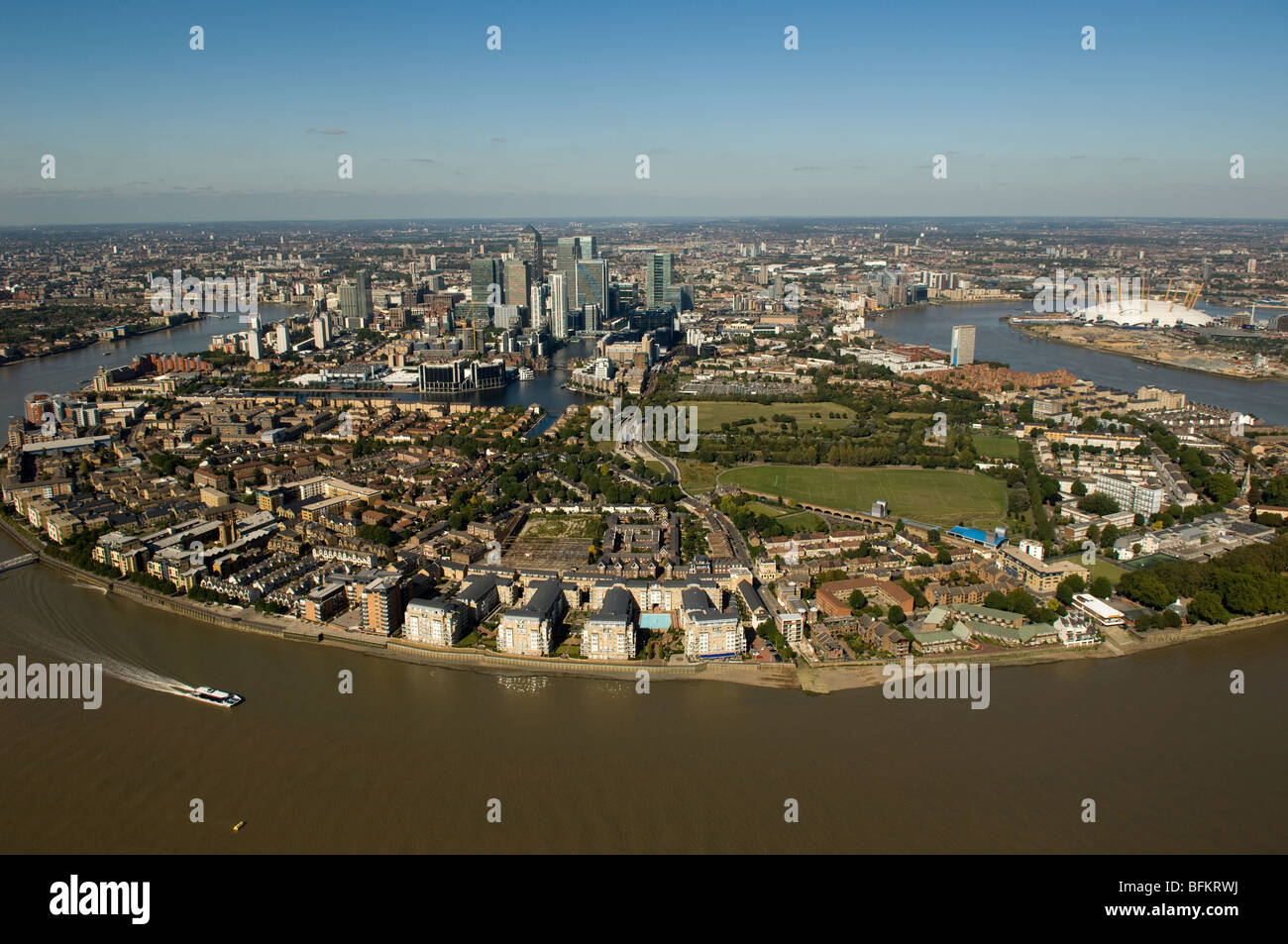 The Isle of Dogs London England Stock Photo - Alamy