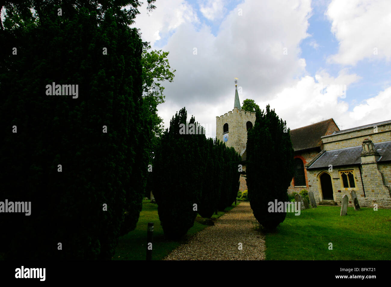 St michael and all angels church pirbright hi-res stock photography and ...