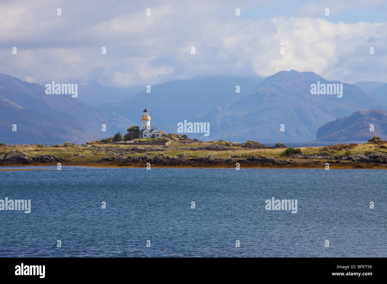 Ornsay Lighthouse, Isle of Skye, Inner Hebrides, Scotland Stock Photo ...