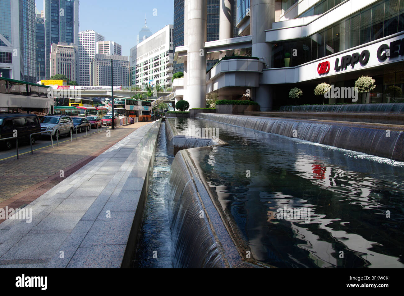 asia hong kong central street scene Stock Photo - Alamy