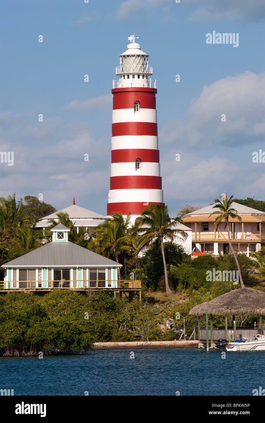 Hope Town Lighthouse, Hope Town, Abaco, Bahamas Stock Photo - Alamy