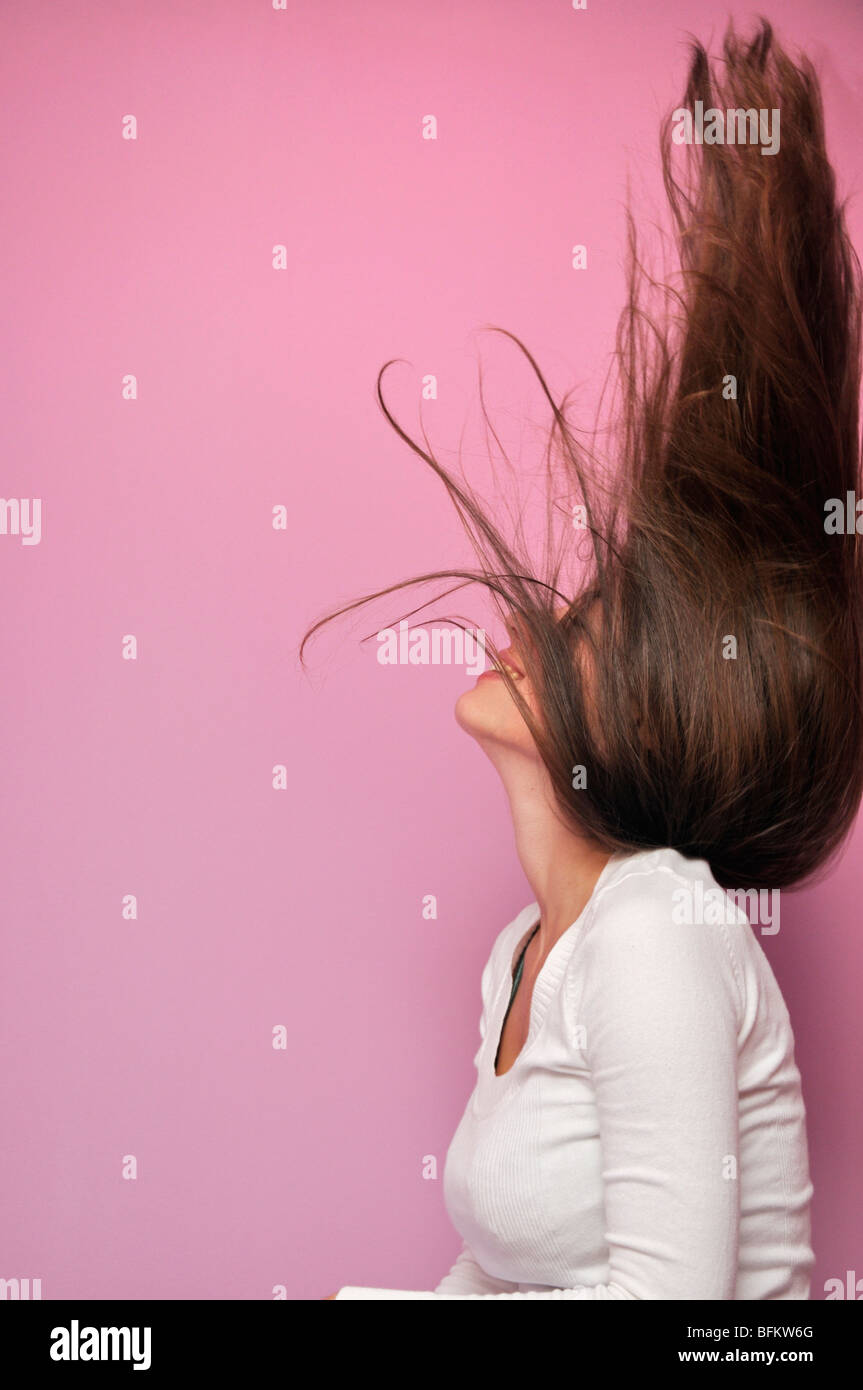 Hair toss hi-res stock photography and images - Alamy