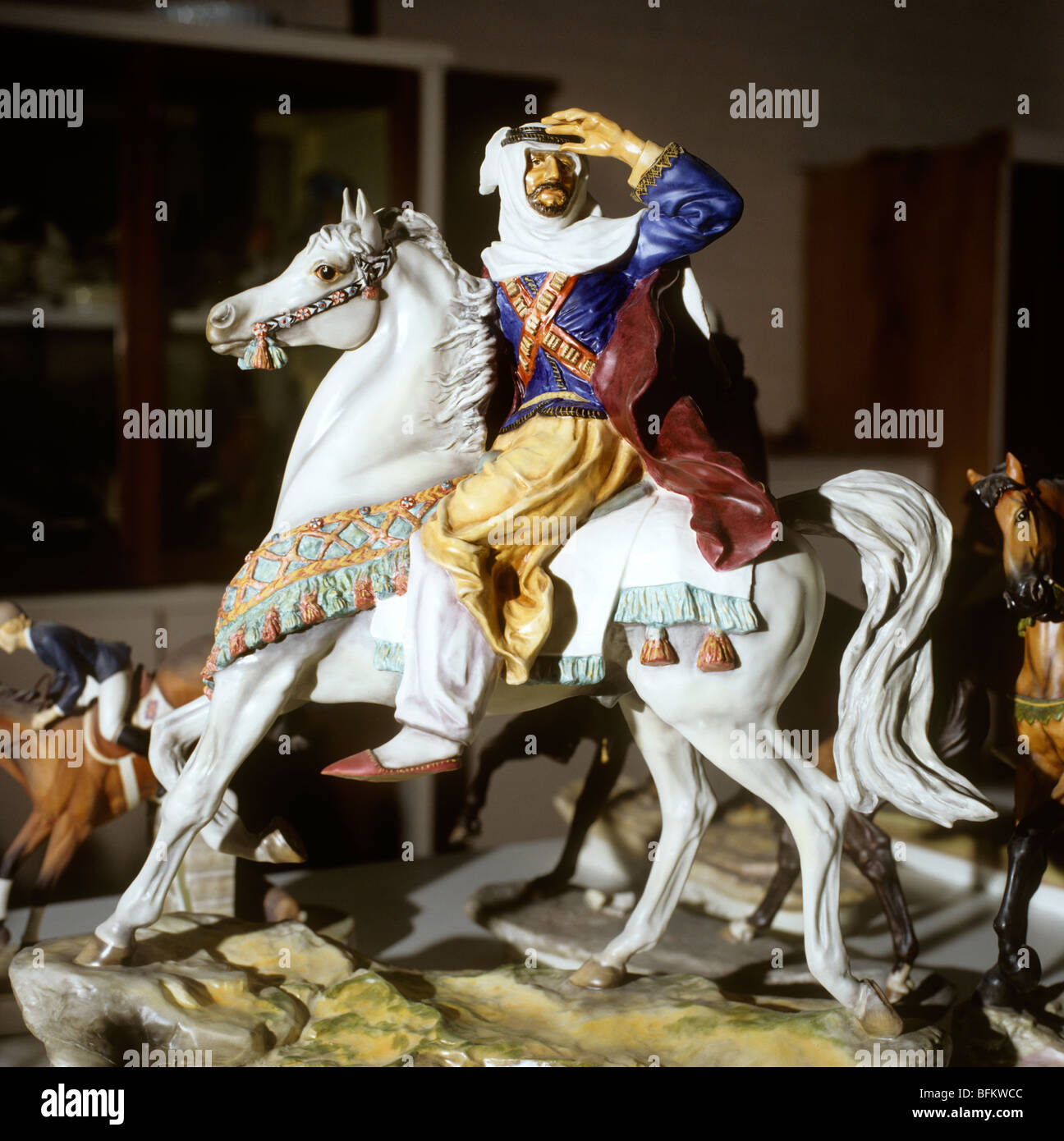 UK, England, Worcestershire, Royal Worcester Pottery, valuable Arab ...