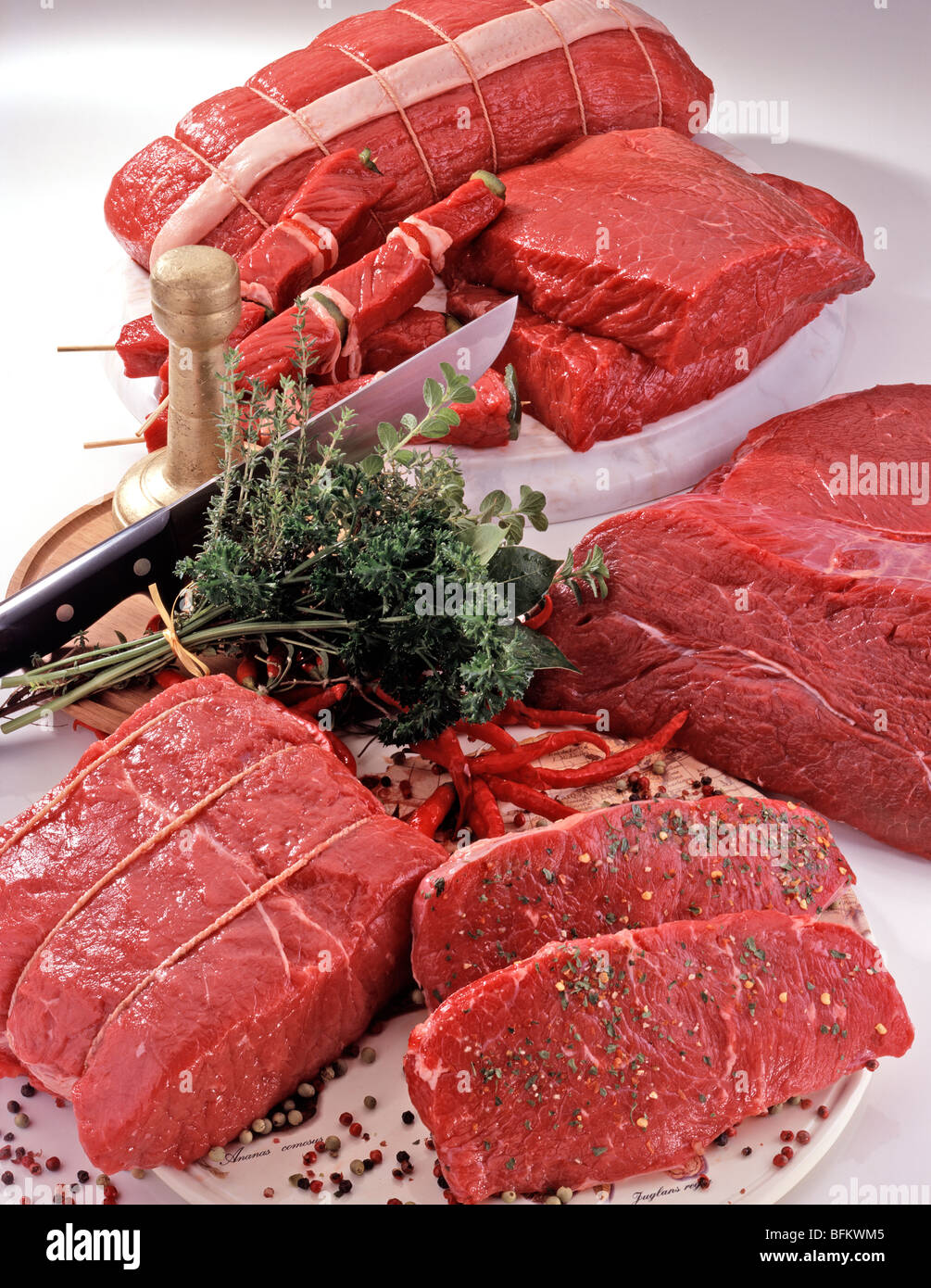 Fresh raw meat Stock Photo - Alamy