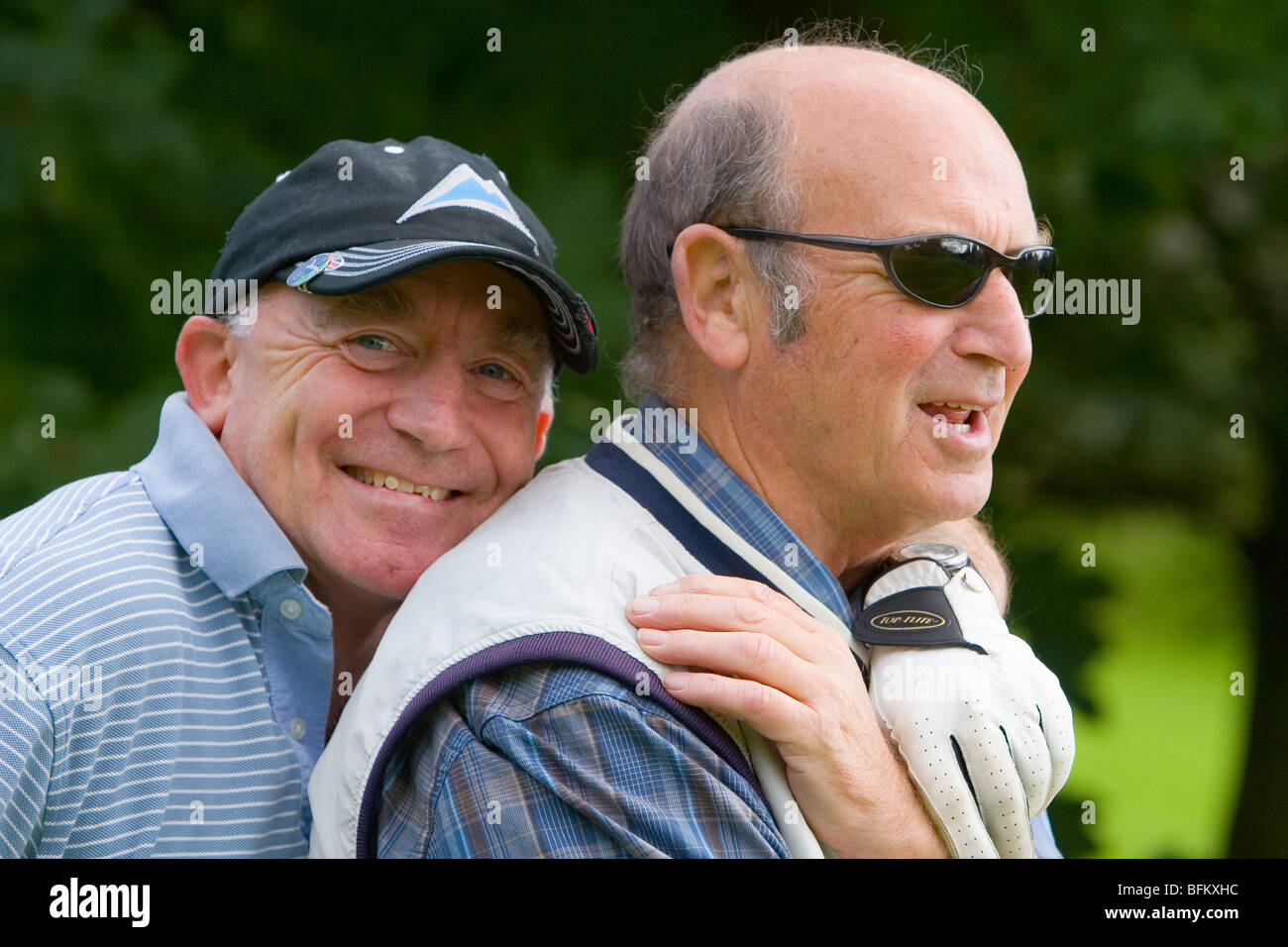 Two men standing together hi-res stock photography and images - Alamy