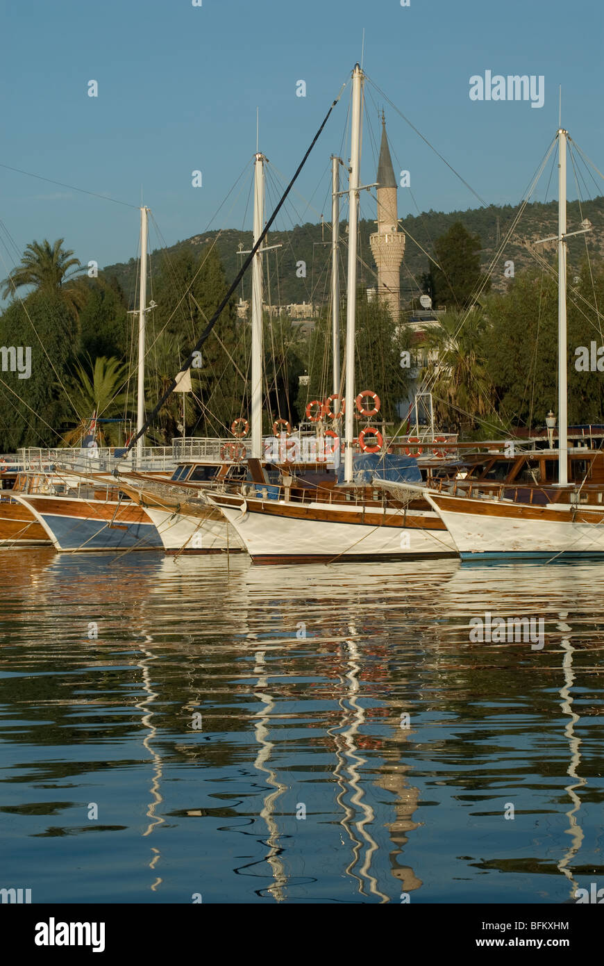 sailboats at the Bodrum marina Stock Photo - Alamy