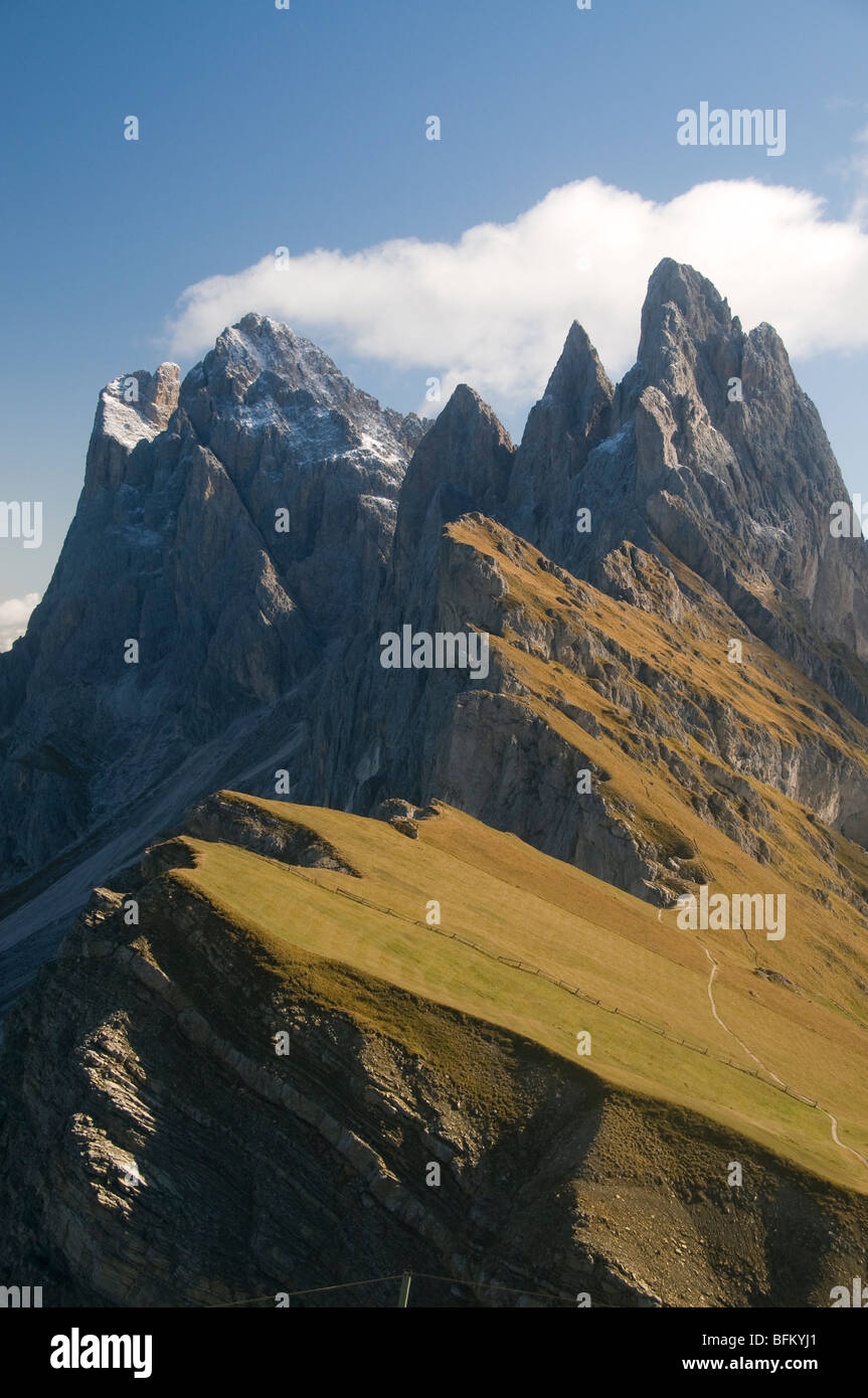 Odle Mountains, Puez-Odle Nature Park, Ortisei, Val Gardena, Dolomites ...