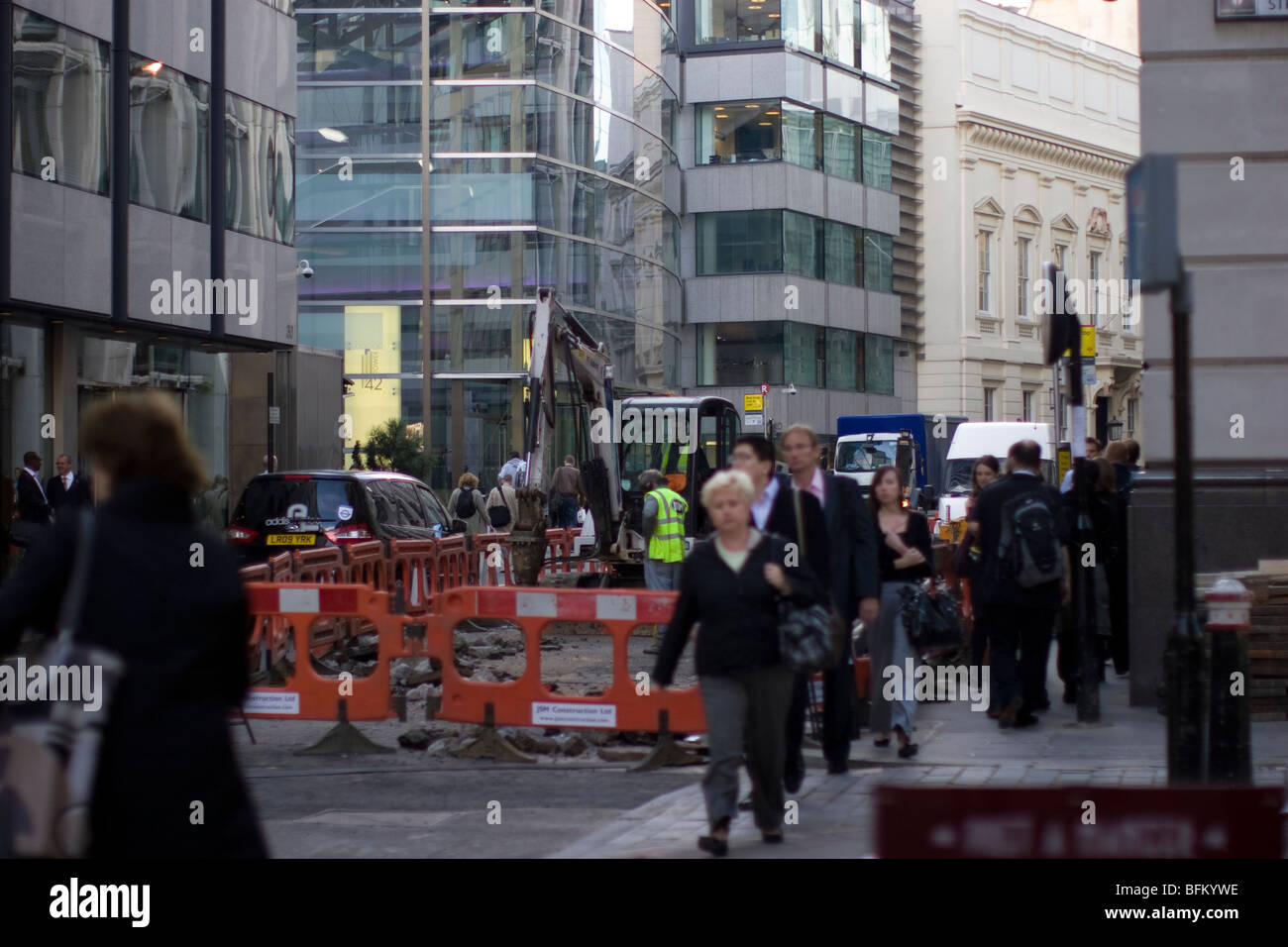 Road works hi-res stock photography and images - Alamy