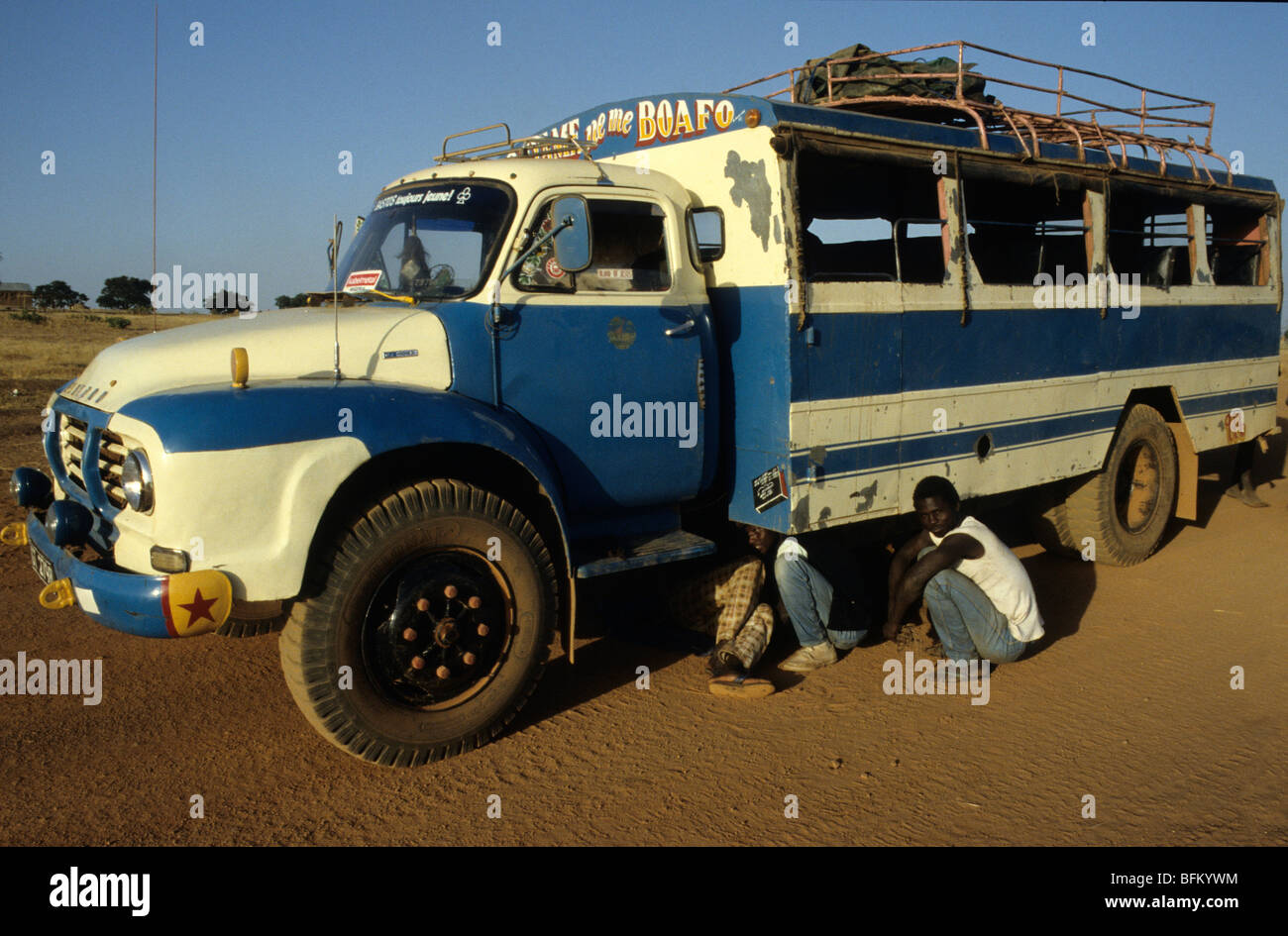 Public transport in Ghana W Africa Stock Photo - Alamy