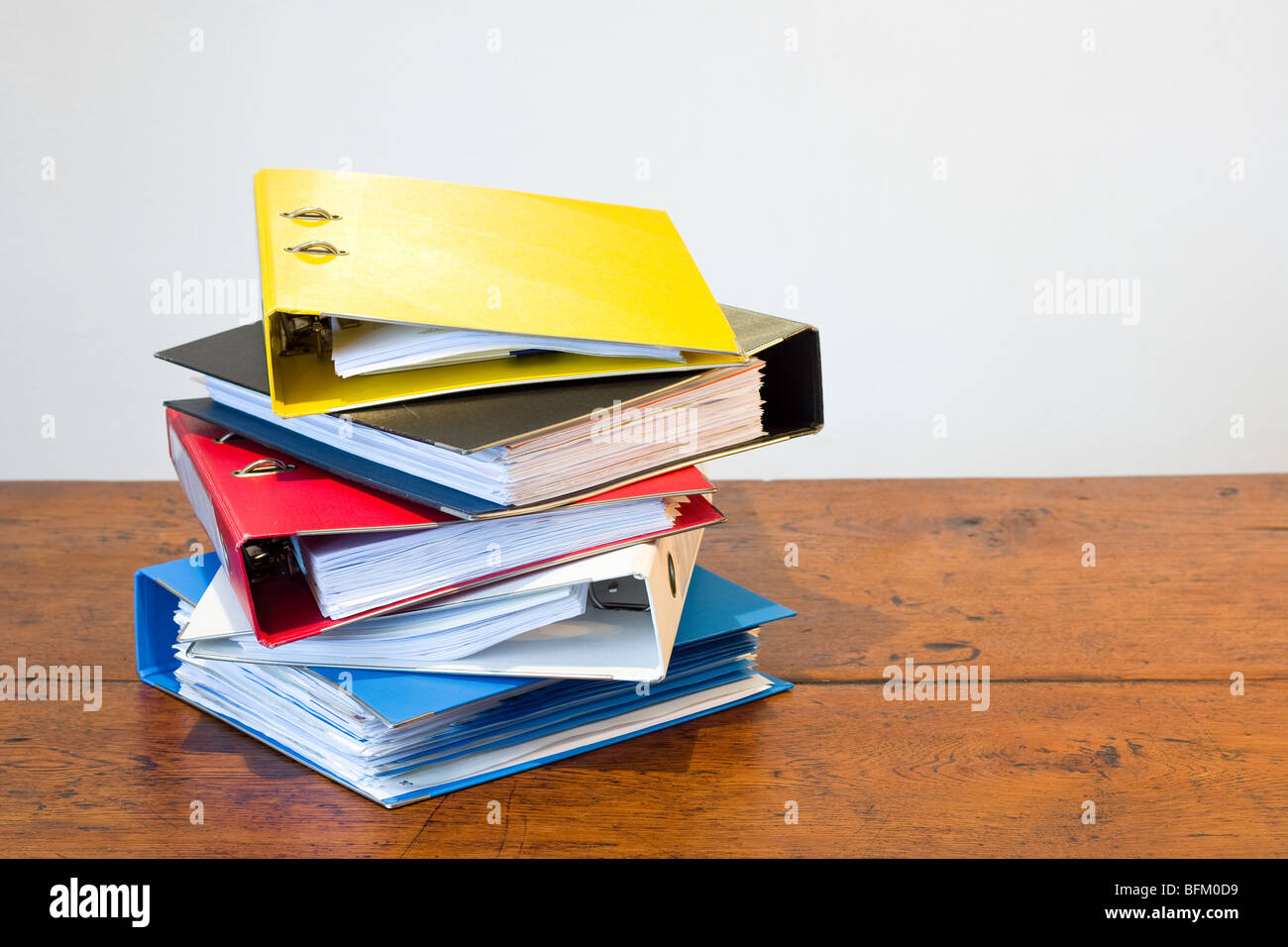 Pile of binders hi-res stock photography and images - Alamy