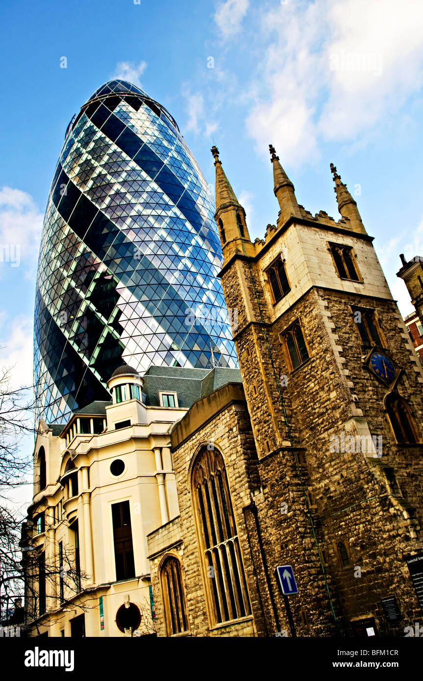 St andrew undershaft church tower hi-res stock photography and images ...