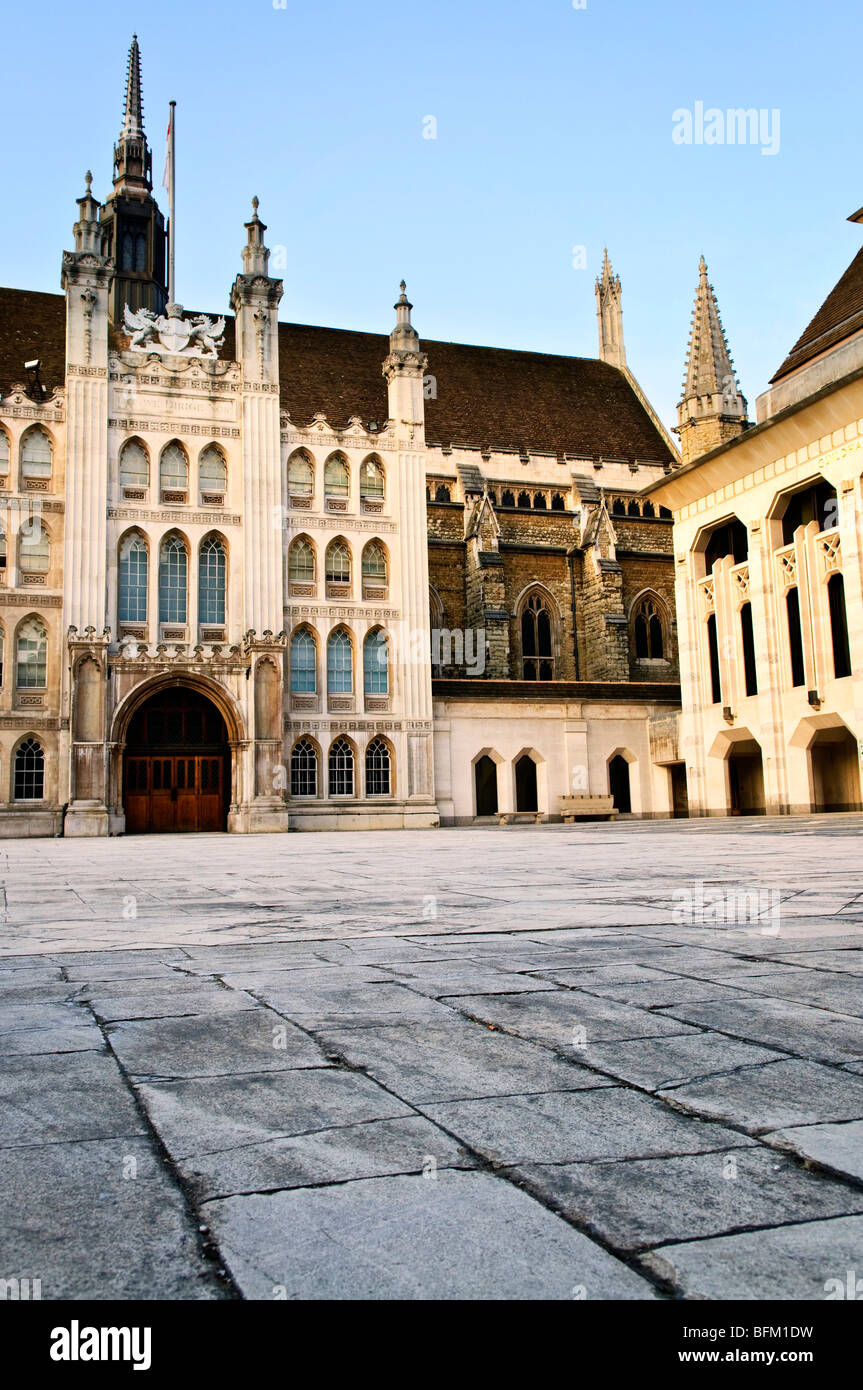 Guildhall building and Art Gallery in City of London Stock Photo - Alamy