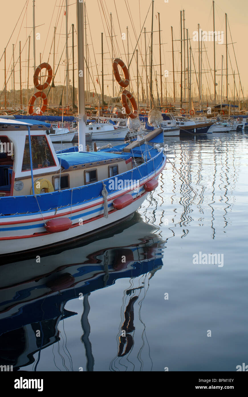 sailboats at the Bodrum marina Stock Photo - Alamy
