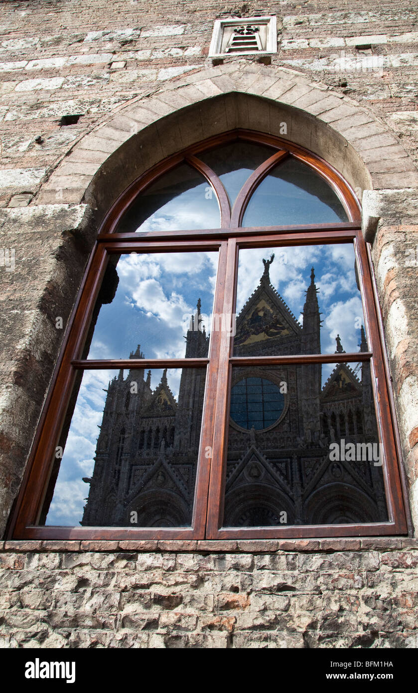 Reflected on a window hi-res stock photography and images - Alamy
