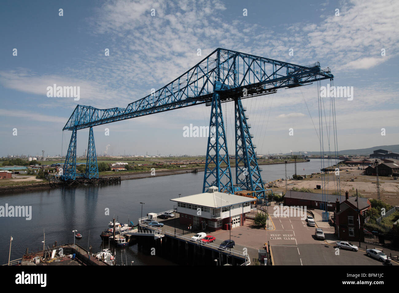 Middlesbrough Transporter Bridge Stock Photo - Alamy