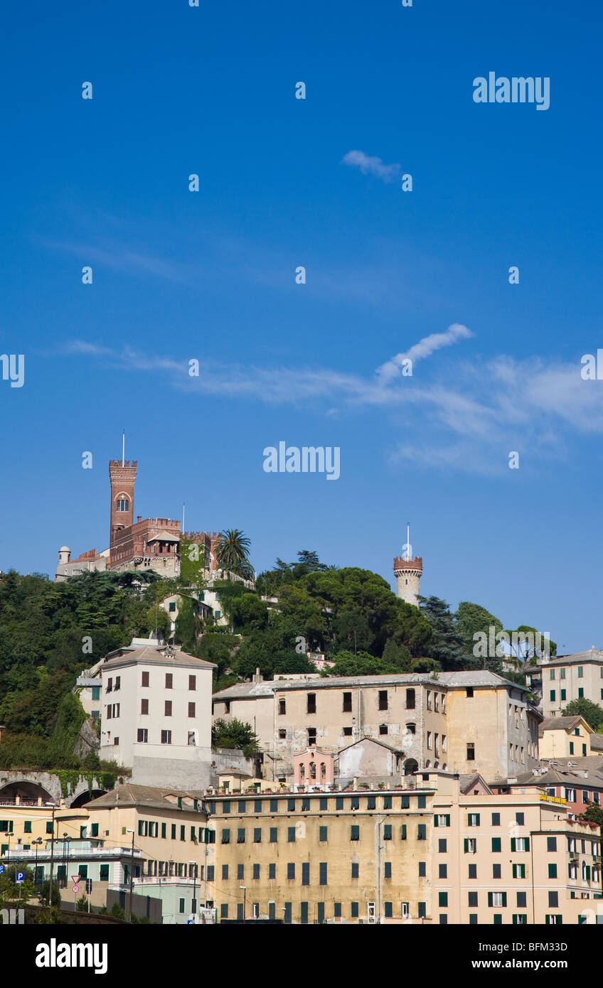 Skyline genoa hi-res stock photography and images - Alamy