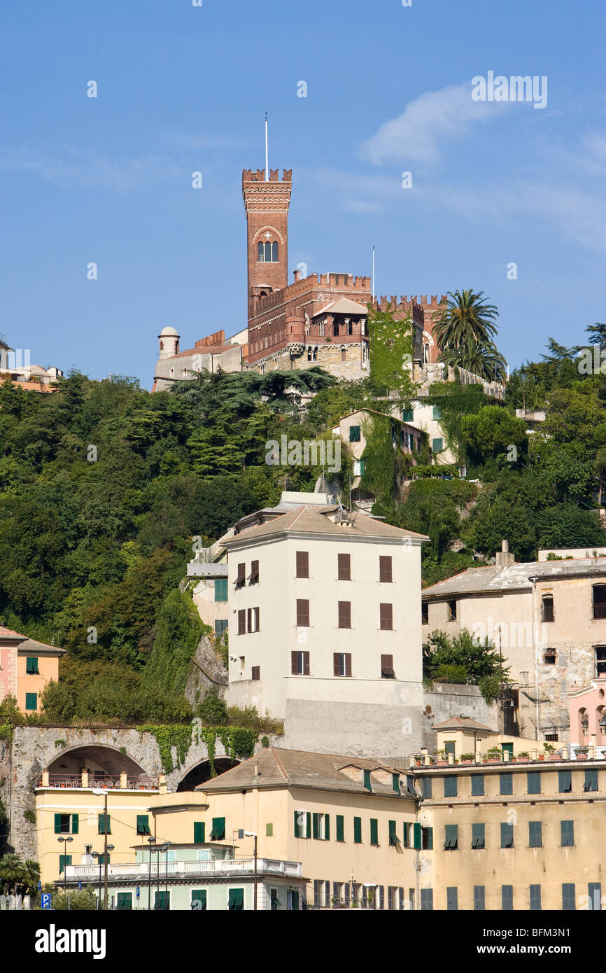 Genoa skyline, Italy Stock Photo - Alamy