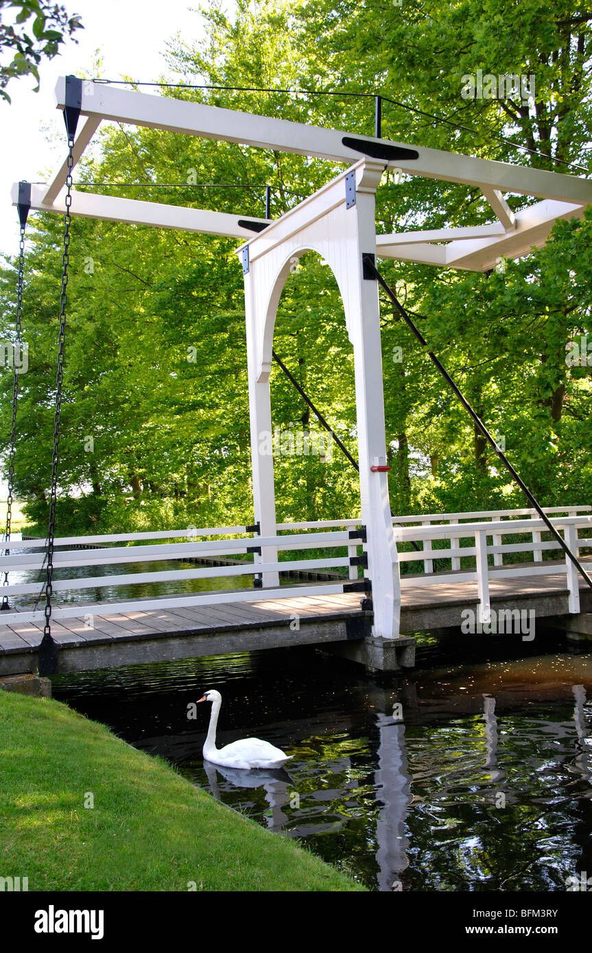 Bridge canal holland netherlands dutch white hi-res stock photography ...