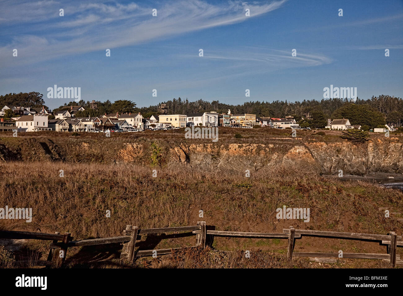 Mendocino, coastal town, California Stock Photo - Alamy